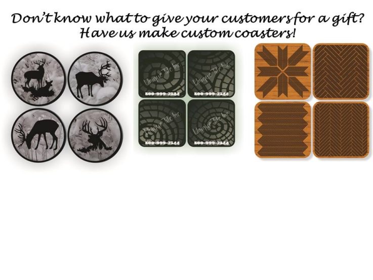 Coasters, awards, and invitations! - Laser Excel, LLC